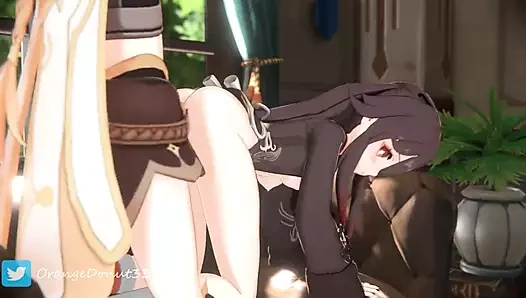 Ada Wong X Jill Valentine X Anna Williams Tekken By Pervertmuffinmajima 3d无码，色情漫画，性爱动画